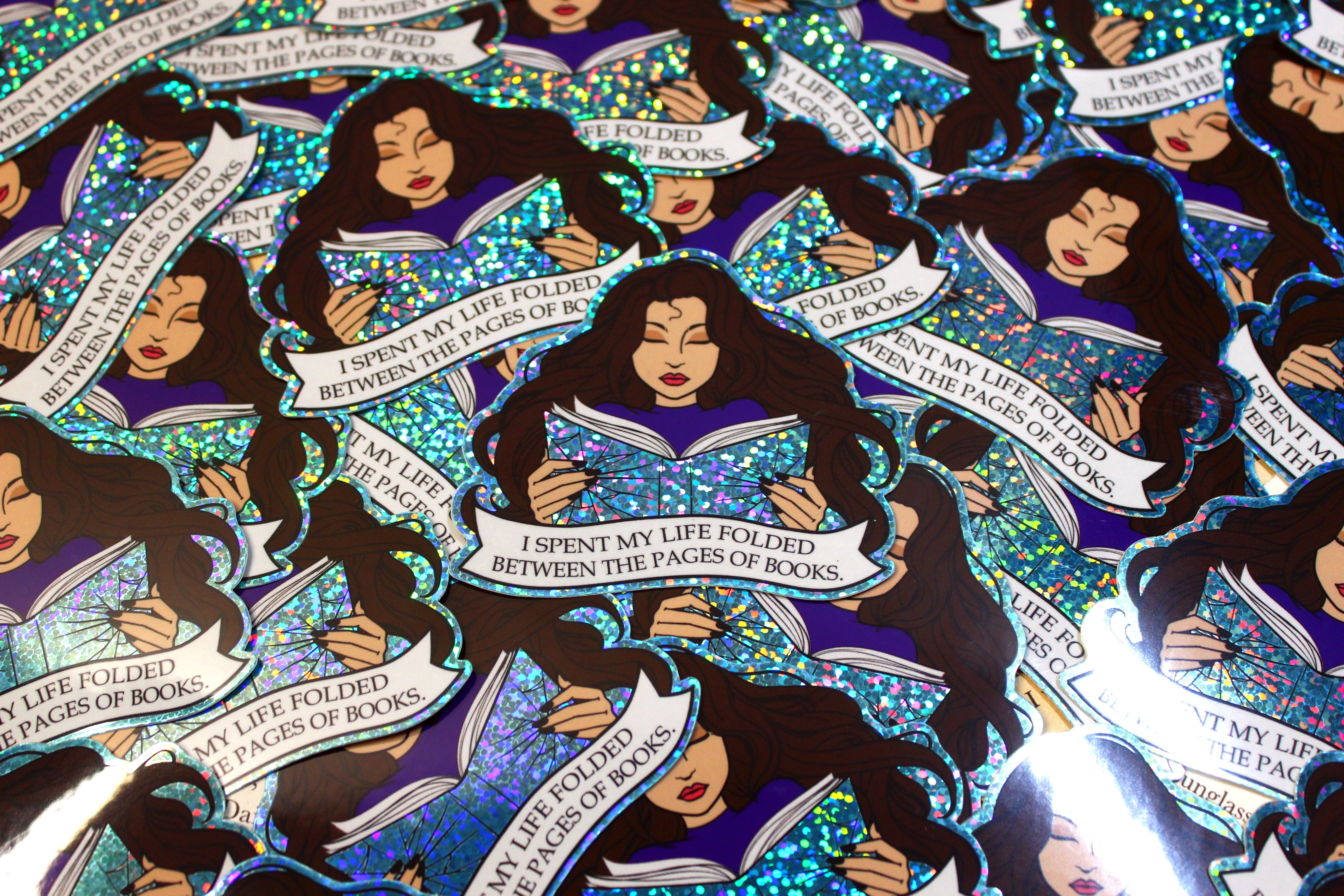 Shatter Me Bookish Glitter Sticker – Juliette Quote Waterproof Vinyl ...